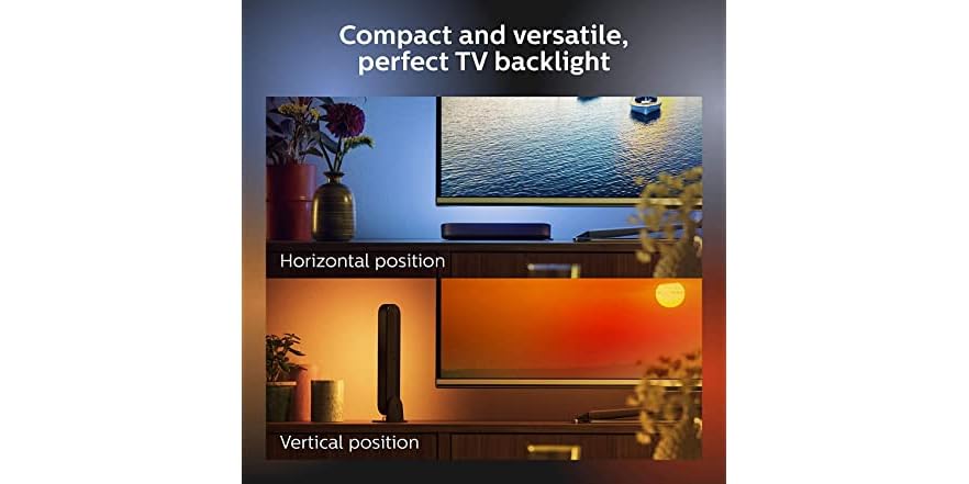 Philips Hue Smart LED Bar Light, 2-pack