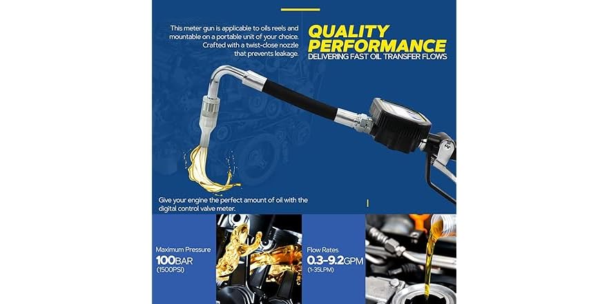 GOODYEAR Digital Oil Control Valve Meter Nozzle