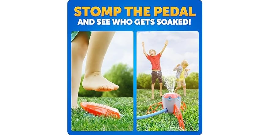 Blue Marble Stomp 'N Spray Outdoor Sprinkler Game