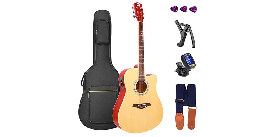 Vangoa Electric Acoustic Guitar, 41" Full-Size