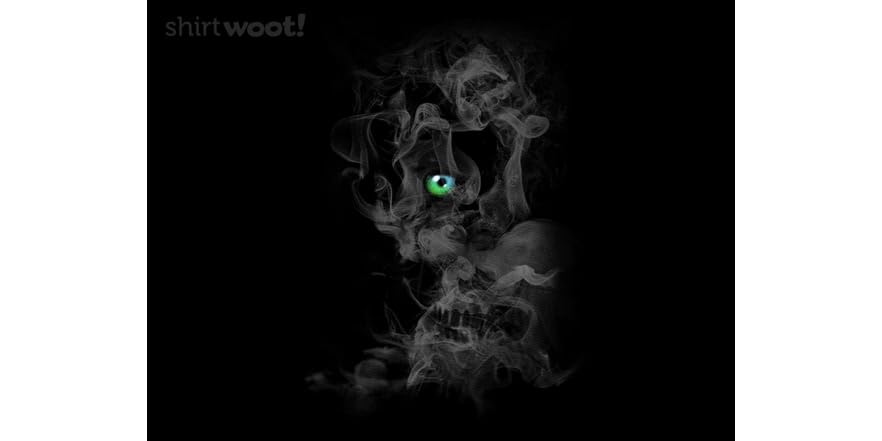 Green-eyed dystopian smoke monster