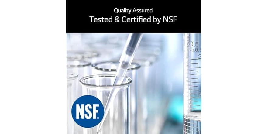 LG LT800P Refrigerator Water Filter 2 Pack