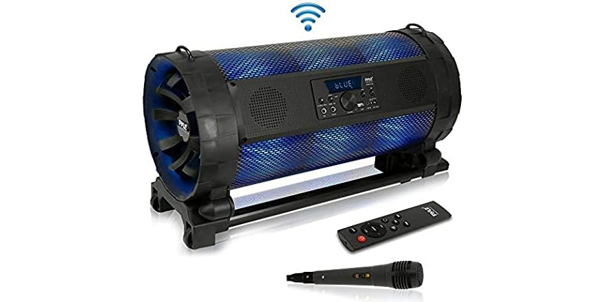 Portable Bluetooth Boombox Stereo System