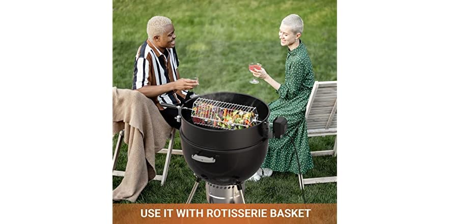 Rotisserie Ring Kit for Weber 22-1/2