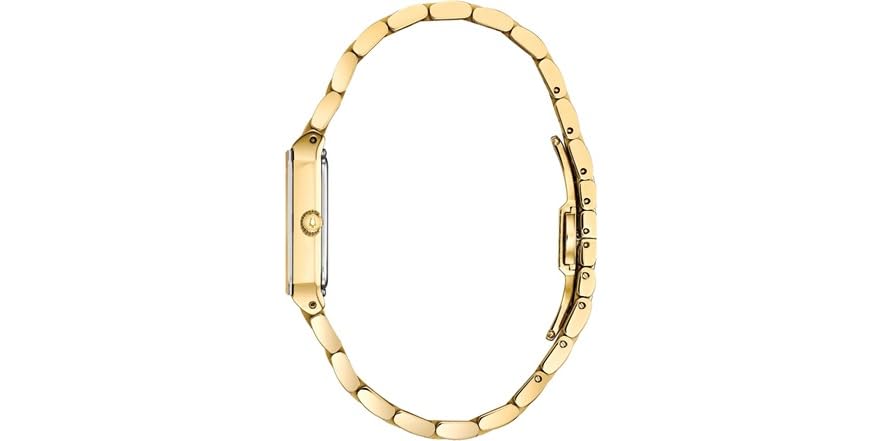 Bulova Quadra Gold-Tone Women's Watch