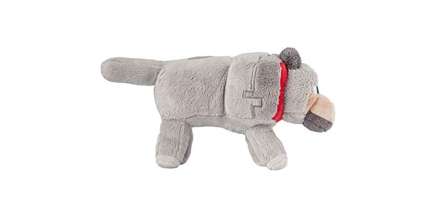 JINX Minecraft Wolf Plush Stuffed Toy