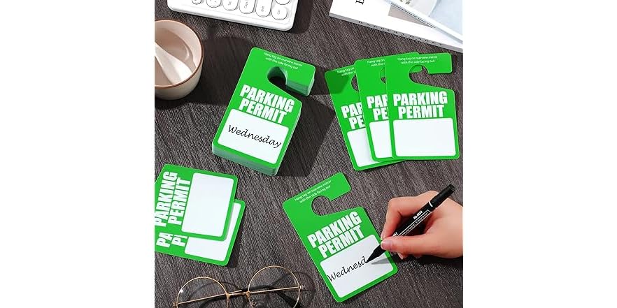 500 Pcs Parking Permit Hang Tag