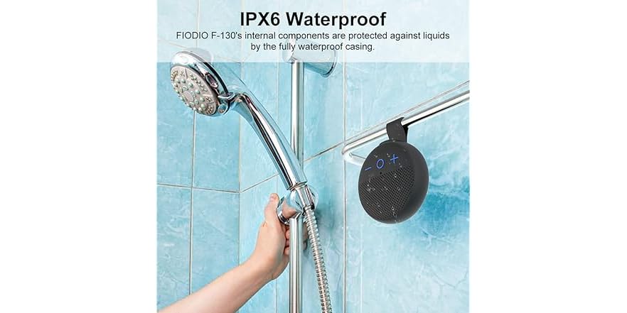 Fiodio IPX6 Waterproof Portable Speakers