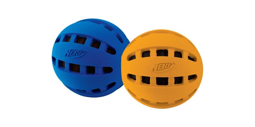 Hagen Nerf Dog Crunchable Checker Ball, 4"