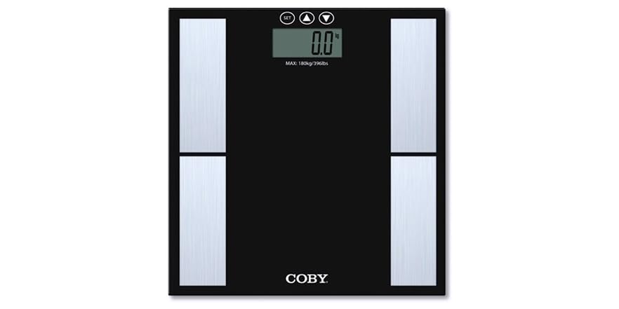 Digital Body Fat Scale With Stainless Steel Sensors