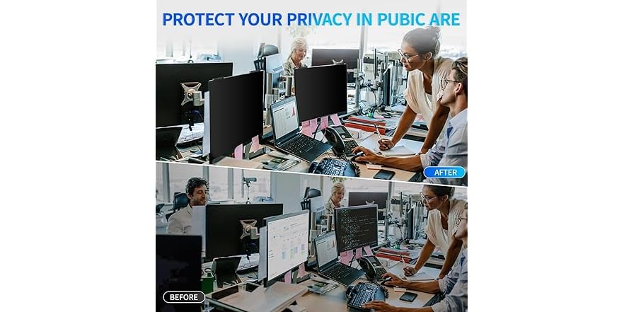 24in Magnetic Computer Privacy Screen