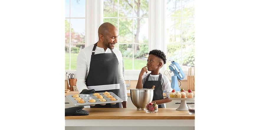 KitchenAid Gridlines Little Chef Apron Child-Sized