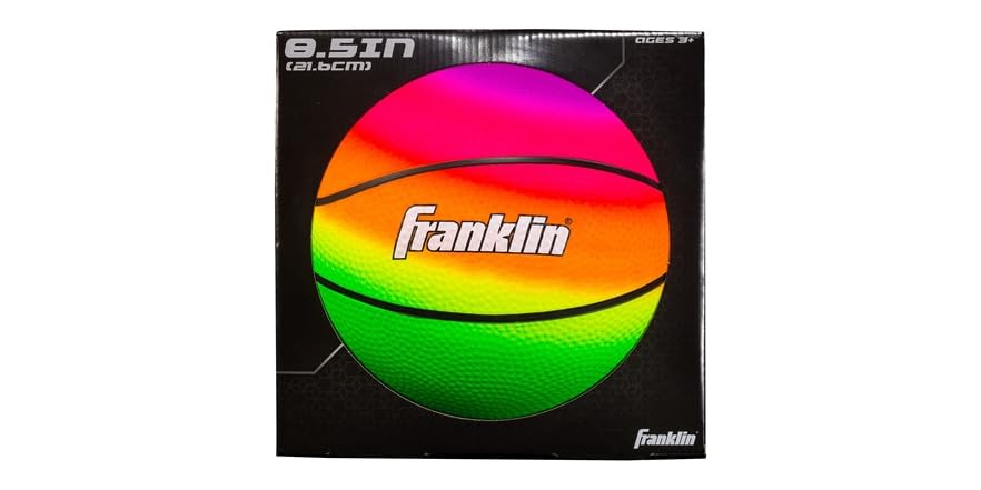 Franklin Kids' Rainbow Mini-Basketball