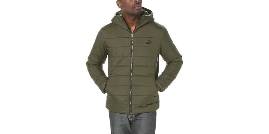 PUMA Men's ESS Hooded Padded Jacket