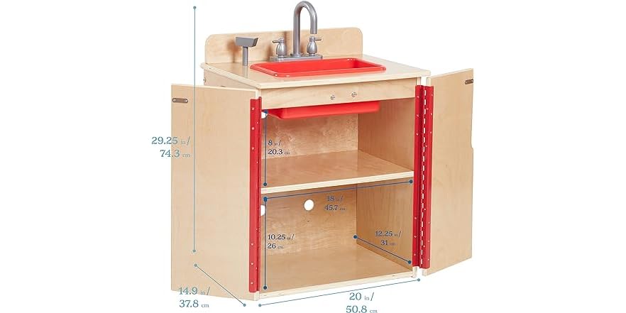 ECR4Kids Play Kitchen Sink