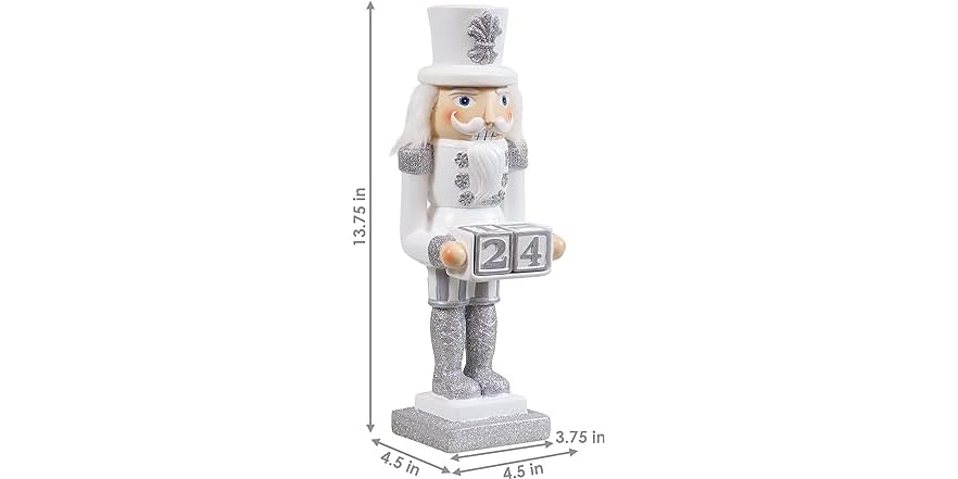 Tabletop Christmas Countdown Nutcracker