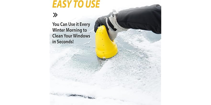 Zone Tech Electric Ice Scraper USB Rechargeable