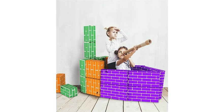 Corrugated Cardboard Building Block Set