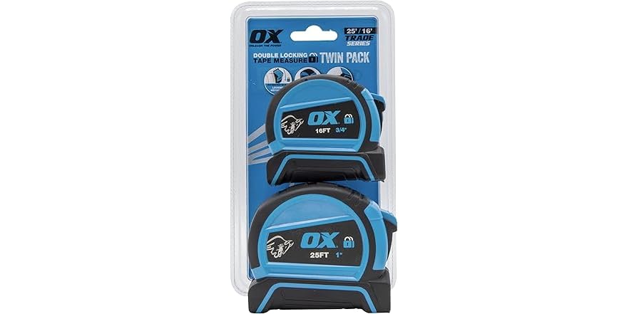 OX Tools Tape Measure 16-Foot