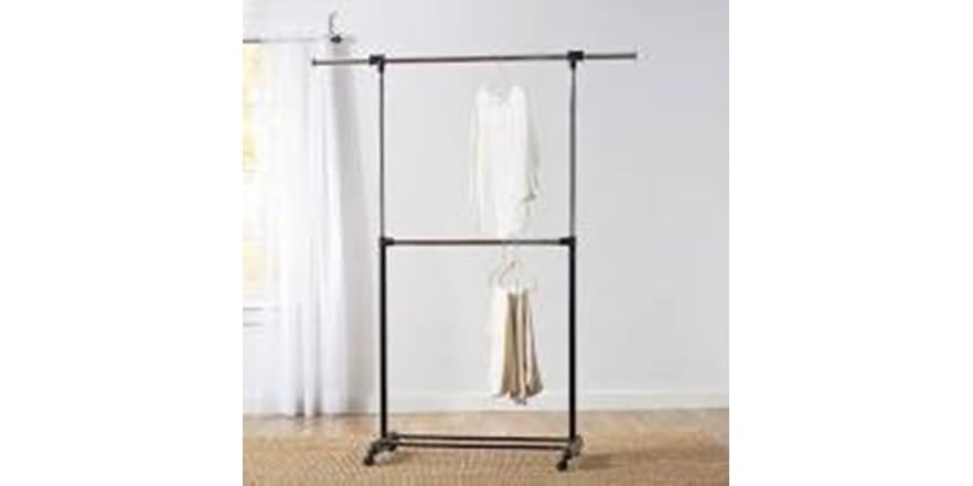 2 Tier Expandable Garment Rack