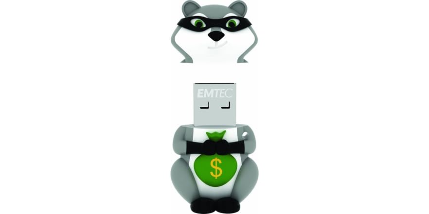 EMTEC 8GB USB Drive - Gangster Raccoon