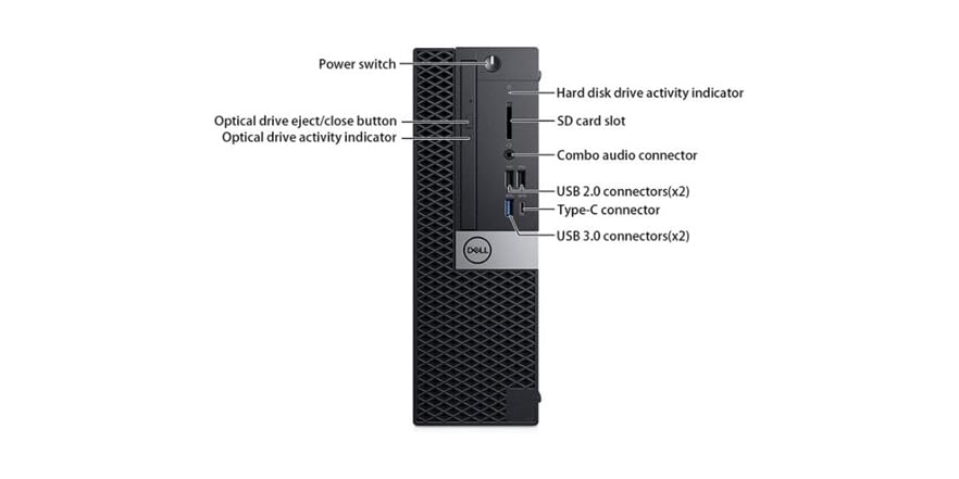 Dell Optiplex 7050 SFF Desktop (16GB, 256GB) (Open Box)