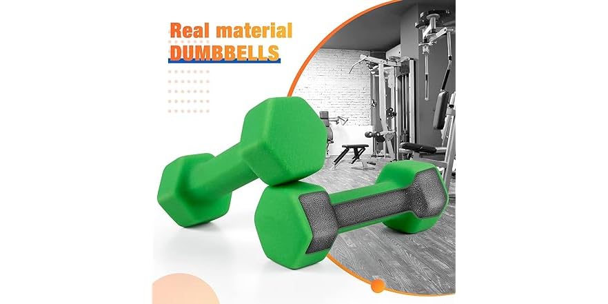 Portzon Weights Dumbbells 15-Pound, Pair