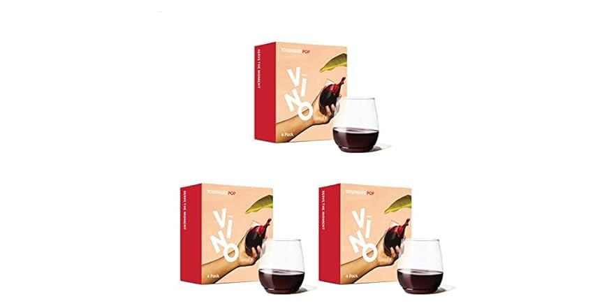 TOSSWARE POP 14oz Vino Travel Packs Set