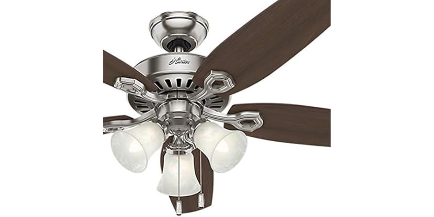Hunter 52" Brushed Nickel Ceiling Fan