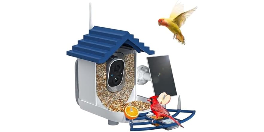 NAVFS AI Smart Bird Feeder | 2K | 2.4Ghz (Open Box)