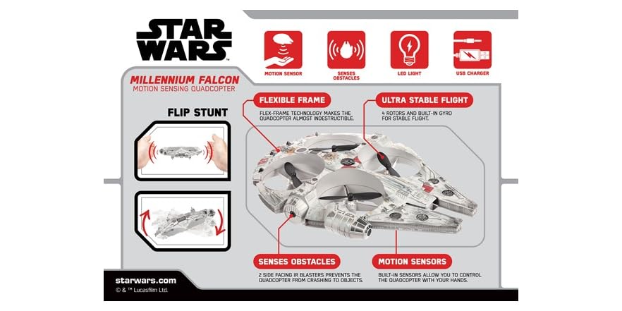 Star Wars Millennium Falcon Motion Sensing Drone