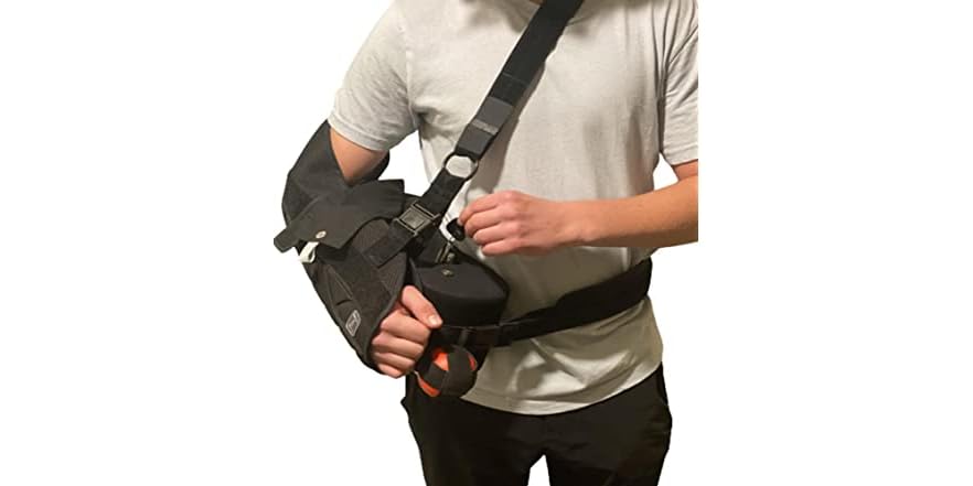Universal shoulder sling with abduction pillow