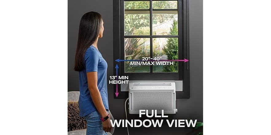 GE AHTT08BC GE ClearView Window Air Conditioner White (Open Box)