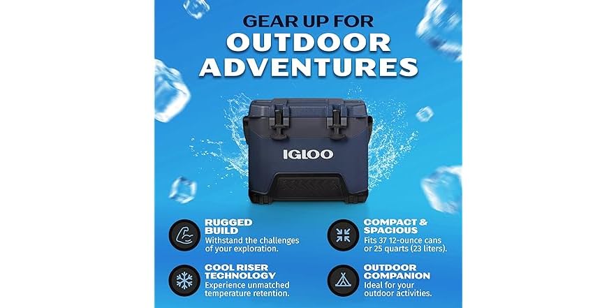 Igloo Heavy-Duty 25 Qt BMX Cooler Cool Riser