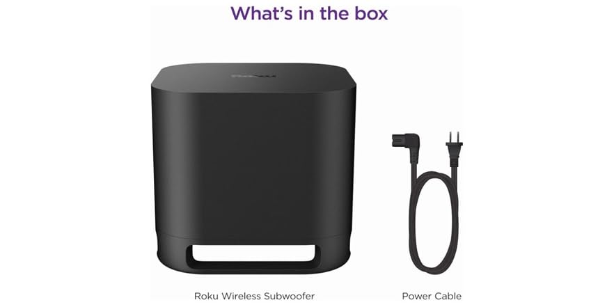 ONN Roku Wireless Subwoofer