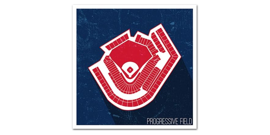 MLB Stadium Seating Map Poster, 2 Sizes
