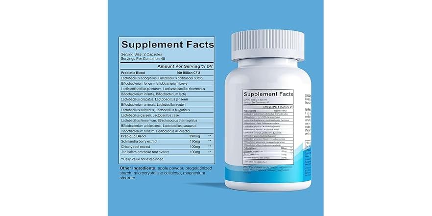 Probiotics, 500 Billion CFU, 90 Capsules