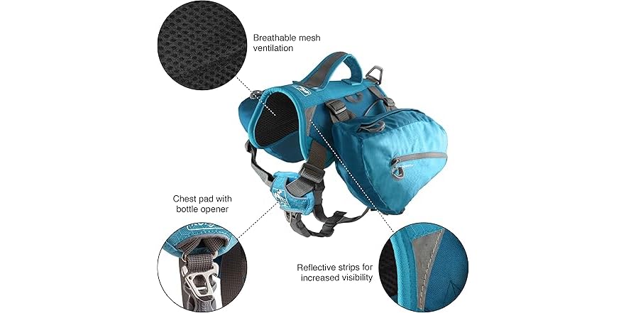 Kurgo Big Baxter Dog Backpack