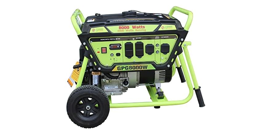 Green Power America 8000W Gas Generator