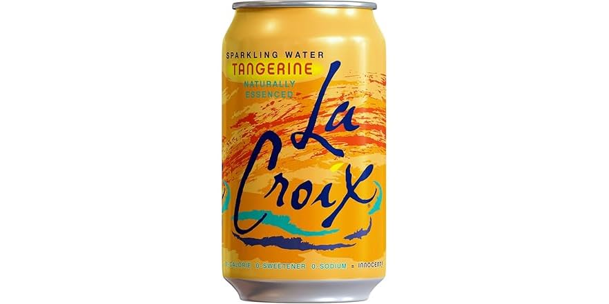 La Croix, Tangerine Sparkling Water, 12 oz, (pack of 12)