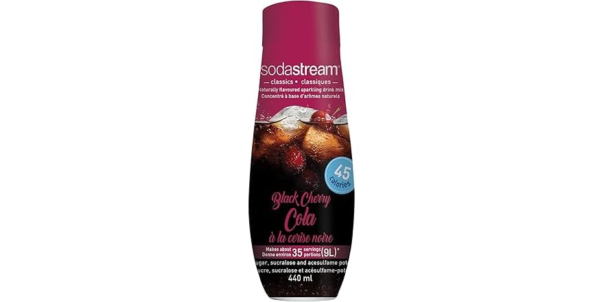 sodastream Syrup Black Cherry Cola, 14.8 Fl Oz