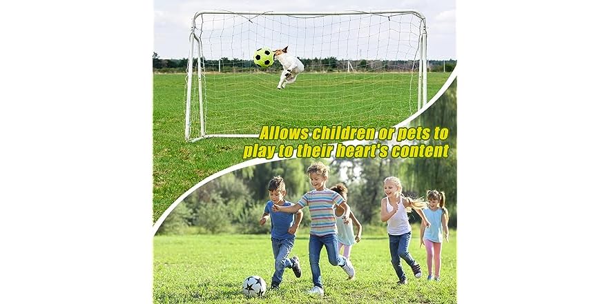 Soccer Net and Steel Frame 6x12'