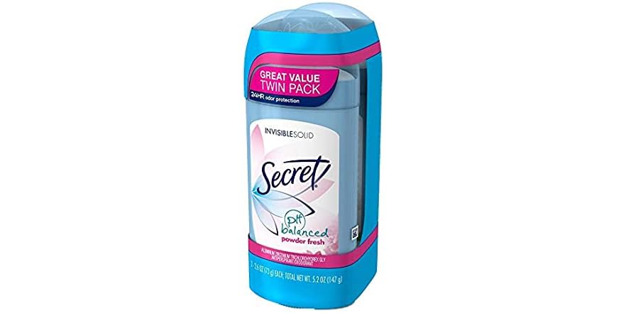 Secret Deodorant Powder Fresh, 2 Pack