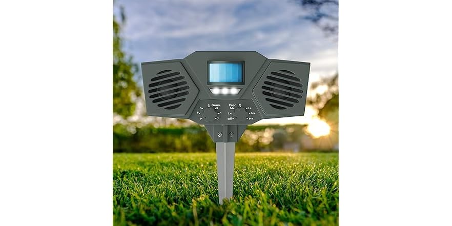 Hoont Solar Powered Motion Activated Ultrasonic