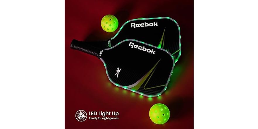 Reebok - LED Pickleball Set for 2