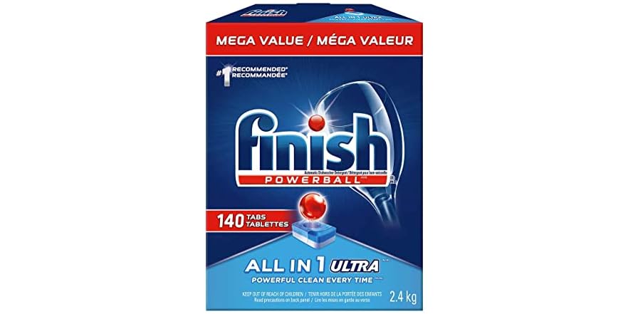 (2 Pack) Finish Powerball Dishwasher Tab