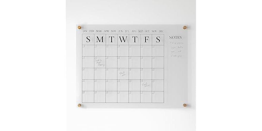 Martha Stewart Grayson Acrylic Wall Cale