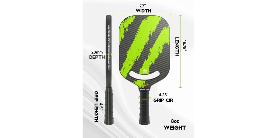 Warping Point Ascent Pickleball Paddle