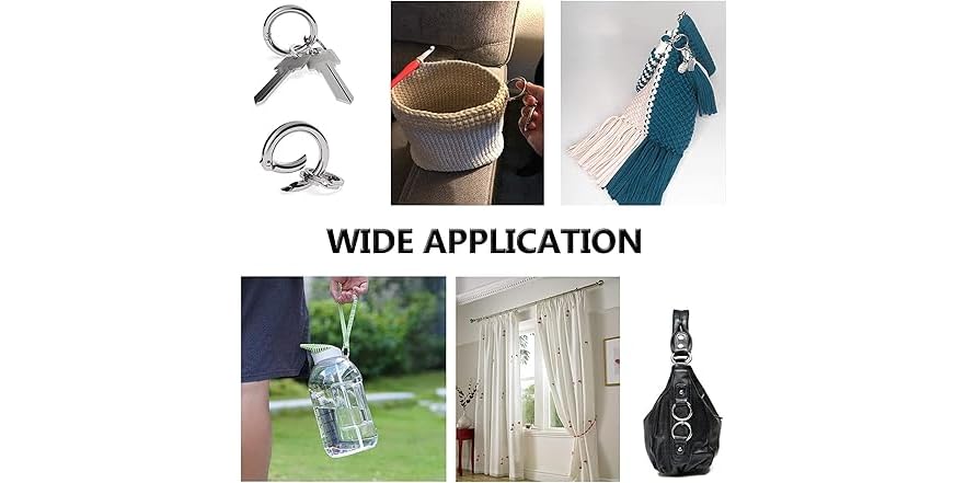 Spring Snap Clip Hooks 32 Pack