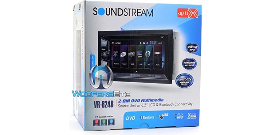 Soundstream VR-623B Touchscreen Car Receiver